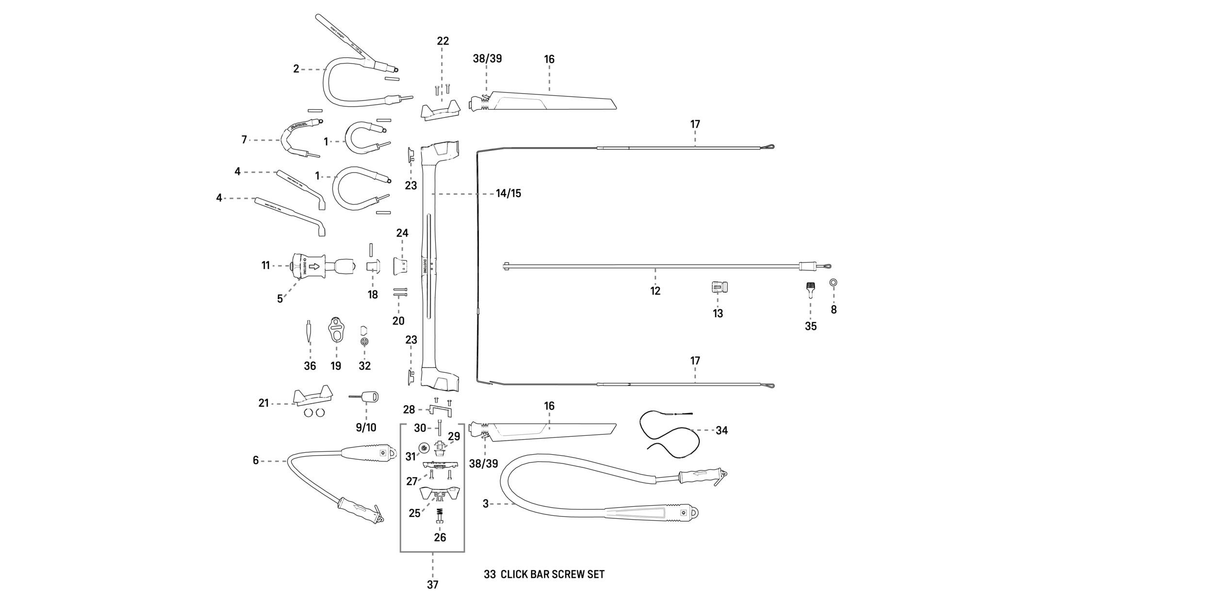 Spare parts for kitesurf bars | DUOTONE Kiteboarding