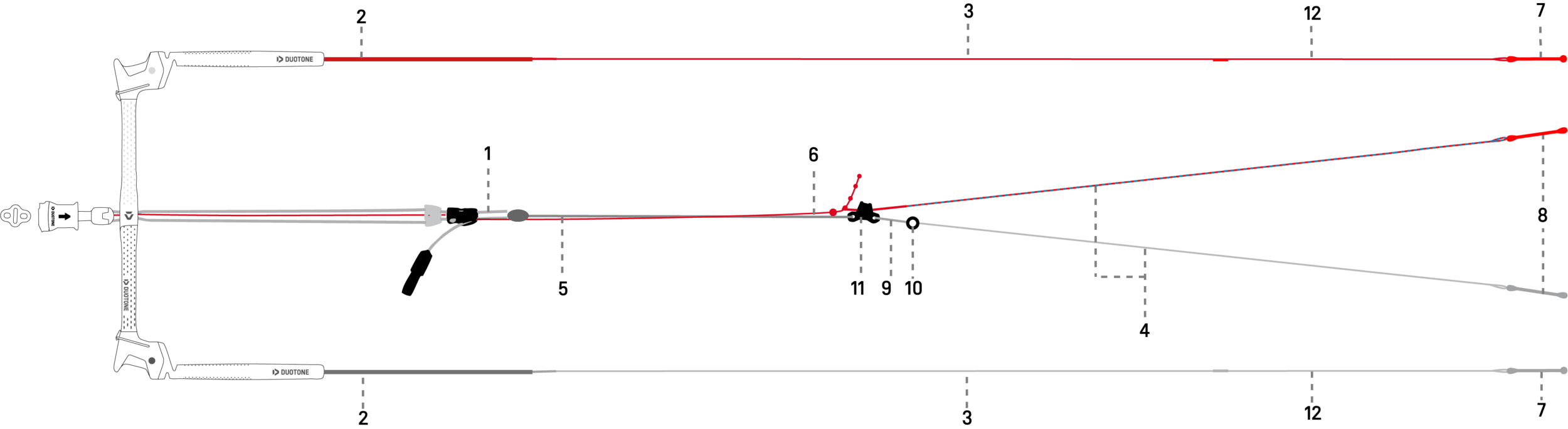 Spare parts for kitesurf bars | DUOTONE Kiteboarding